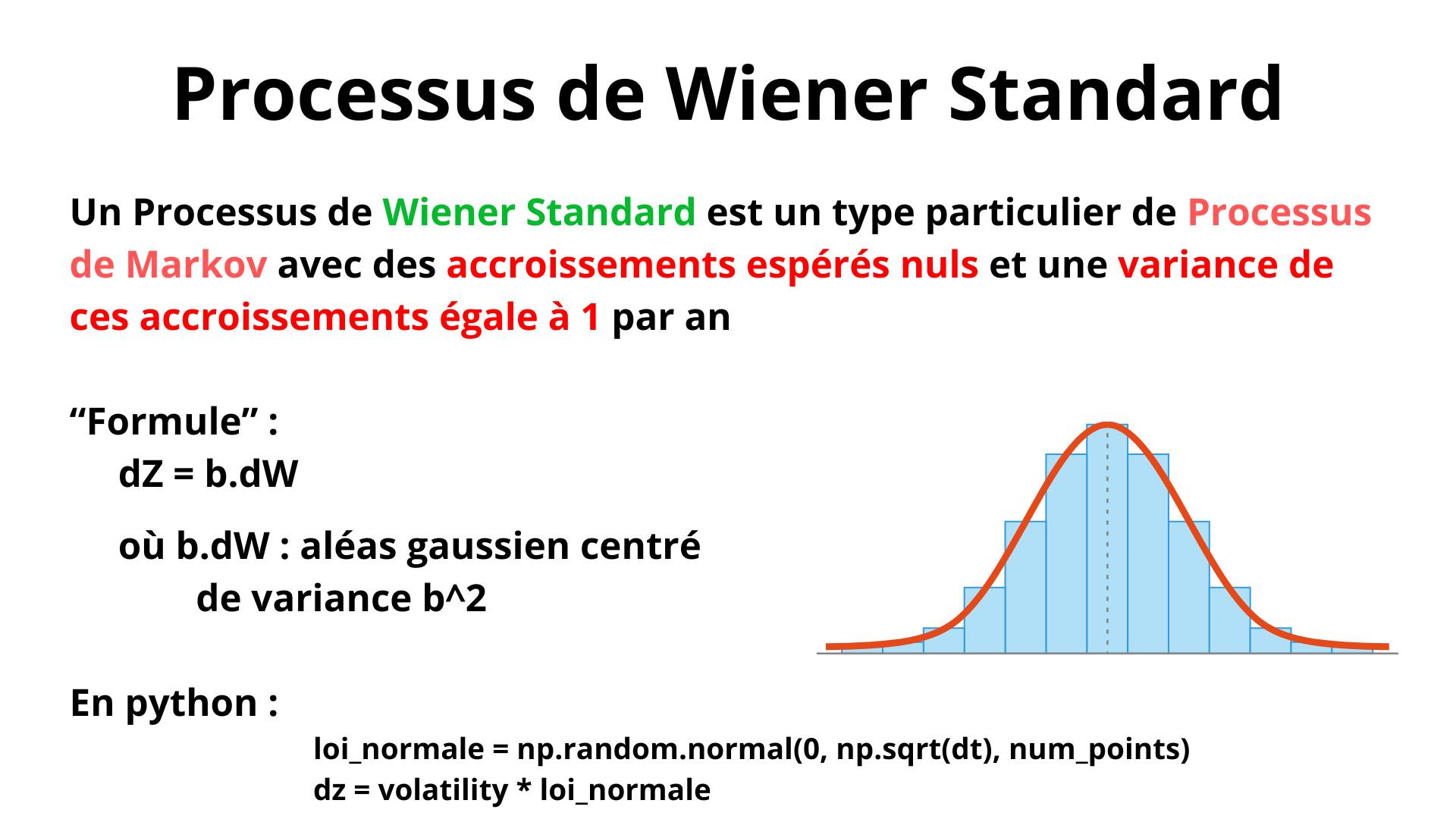Processus de Wiener : comprendre simplement Wiener
